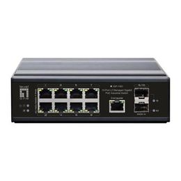 LevelOne IGP-1061 Industrial 10-Port L2 Gigabit PoE Switch