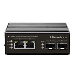 LevelOne IGP-0431 Industrial 4-Port Gigabit PoE Switch