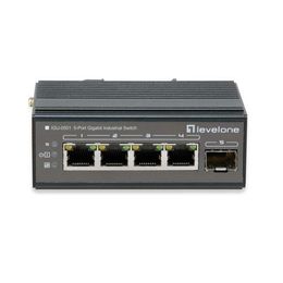 LevelOne IGU-0501 Industrial 5-Port-Gigabit-PoE-Switch