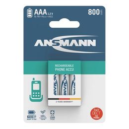 12x3 Ansmann maxE NiMH Akku Micro AAA 800 mAh DECT PHONE