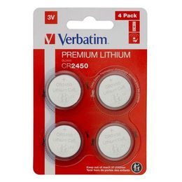 1x4 Verbatim CR 2450 Lithium Batterie 49535