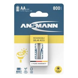 12x2 Ansmann maxE NiMH Akku Mignon AA 800 mAh SOLAR 5035513