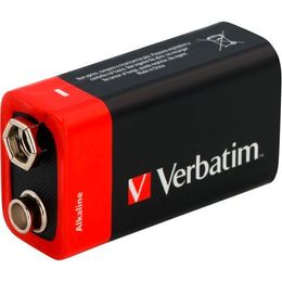 Verbatim Alkaline Batterie 9V-Block 6 LR 61 49924