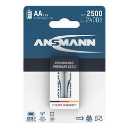 12x2 Ansmann maxE NiMH Akku 2500 Mignon AA 2400 mAh