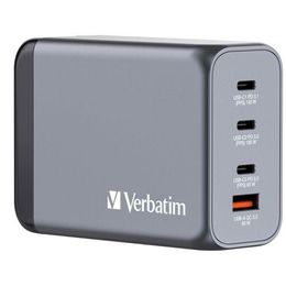 Verbatim GNC-240 GaN Charg. 240W 3xUSB-C PD, 1xUSB-A QC 3.0 32205