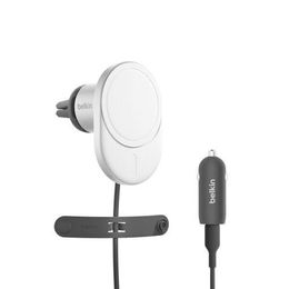 Belkin Magn.kabelloses Kfz-Lade- ger&auml;t Qi2(15W),incl.20W Netzteil