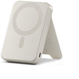 Satechi OntheGo Magnetic Qi2 Powerbank Stand 10000 mAh Sand