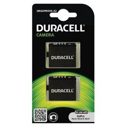 1x2 Duracell Li-Ion Akku 1250mAh f&uuml;r GoPro Hero 5/Hero 6/Hero 7