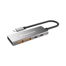 CONCEPTRONIC HUBBIES15G 4-Port USB 3.2 Gen-2 Hub, 10Gbps