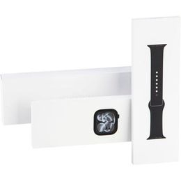 Apple Watch 11 46mm GPS Alu S/M Sportarmband diamantschwarz/sch