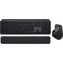 Logitech MX Keys S Combo QWERTZ Tastatur-und-Maus-Set