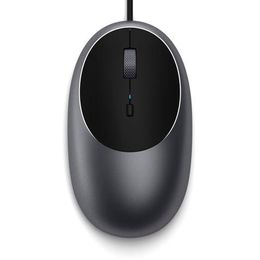 Satechi C1 USB-C Wired Mouse space gray