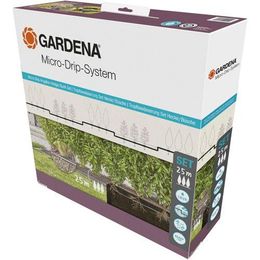 Gardena Micro-Drip-System Set Hecke/Str&auml;ucher 25m