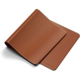 Satechi Vegan-Leather Premium Desk Mat Brown