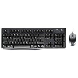 Logitech MK 120 corded Desktop USB Keyboard + Mouse