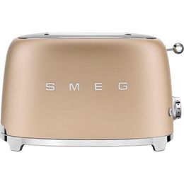 Smeg TSF01CHMEU Toaster champagner matt