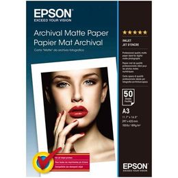 Epson Archival Matte Paper A 3, 50 Blatt, 189 g S 041344