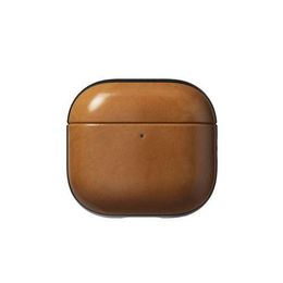 Nomad Modern Leather Case Airpods 4 English Tan-C