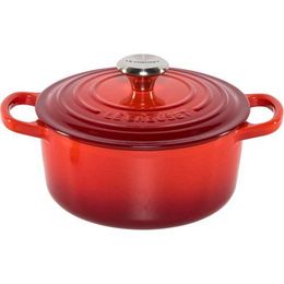 Le Creuset Signature Br&auml;ter rund 18 cm kirschrot
