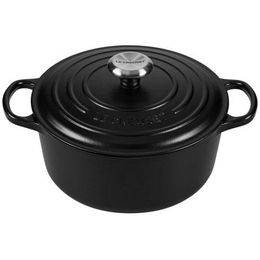 Le Creuset Signature Br&auml;ter rund 24 cm schwarz