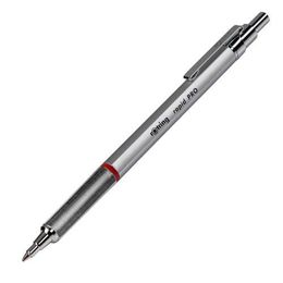 Rotring Rapid Pro Kugelschreiber Chrom mit Mine M-Blau