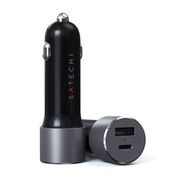 Satechi 72W Type-C PD Car Charger space gray