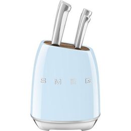 Smeg KBSF02PB Messerblock-Set Pastellblau