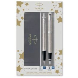 Parker IM Brushed Metal C.C. DuoSet inkl. Geschenkbox