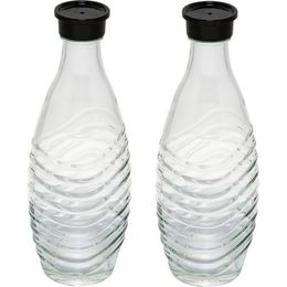 SodaStream Crystal Penguin Doppelpack Glaskaraffen 0,7L