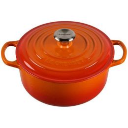Le Creuset Signature Br&auml;ter rund 20 cm ofenrot