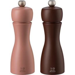 Peugeot Tahiti Pfeffer-/Salz M&uuml;hlenset 2 Stk 15 cm Braun