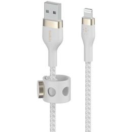 Belkin Flex Lightning/USB-A 2m mfi zert., wei&szlig; CAA010bt2MWH