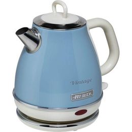 Ariete Vintage Wasserkocher 1L, blau