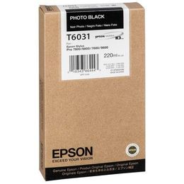 Epson Tintenpatrone photo schwarz T 603 220 ml T 6031