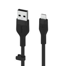 Belkin Flex Lightning/USB-A 1m mfi zert., schwarz CAA008bt1MBK