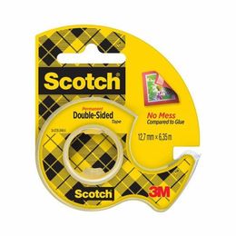 3M Scotch Doppels. Klebeband + Abroller 12mm x 6,3 136D-MDEU