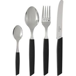 Victorinox Swiss Modern Besteck-Set 24 tlg. Schwarz