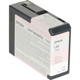 Epson Tintenpatrone light magenta T 580 80 ml T 5806