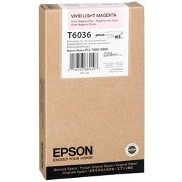 Epson Tintenpatrone vivid light magenta T 603 220 ml T 6036