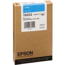 Epson Tintenpatrone cyan T 603 220 ml T 6032