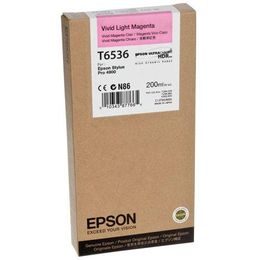 Epson Tintenpatrone vivid light magenta T 653 200 ml T 6536