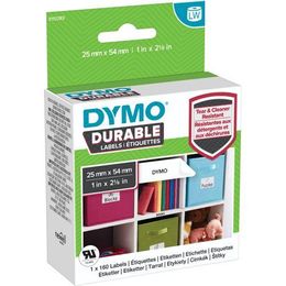 Dymo LW-Adress-Etiketten Kunst- stoff 25 x 54 mm wei&szlig; 1x 160 St.