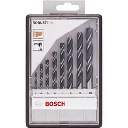 Bosch RobustLine Holzbohrer Set 3-10mm 8 tlg.