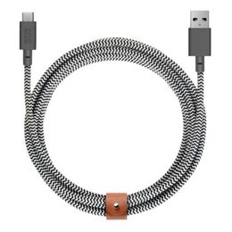 Native Union Belt Cable USB-A to USB-C 3m Zebra