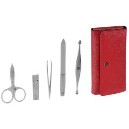 Zwilling Manik&uuml;re Pedik&uuml;re Set 5tlg. mit Nagelknipser, Leder