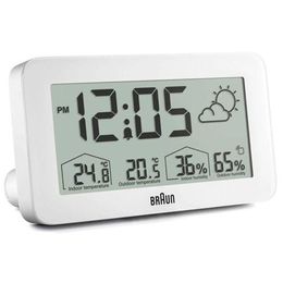 Braun BC 13 W DCF Funkwetterstation wei&szlig;