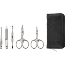 Zwilling Manik&uuml;re Pedik&uuml;re Set 5tlg. mit Nagelschere, Leder