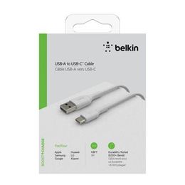 Belkin USB-C/USB-A Kabel 3m PVC, wei&szlig; CAB001bt3MWH