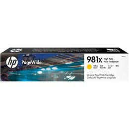 HP L0R11A PageWide Tintenpatrone yellow No. 981 X
