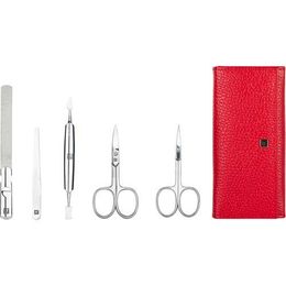 Zwilling Manik&uuml;re Pedik&uuml;re Set 5tlg. mit Nagelschere, Leder